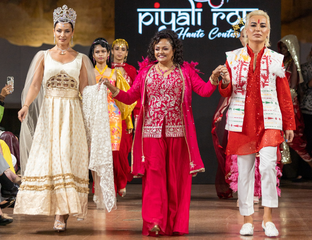Dr. Piyali Roy unveiled her ‘Piyali Roy Haute Couture’ collection ‘La Aura’ at Milan Fashion Week